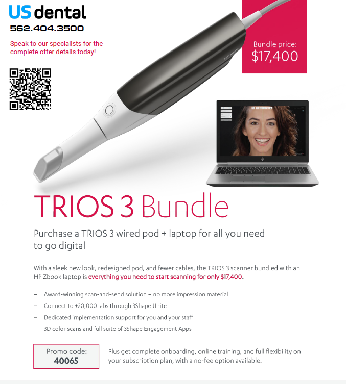 TRIOS 3 Pod with Dell Precision Laptop